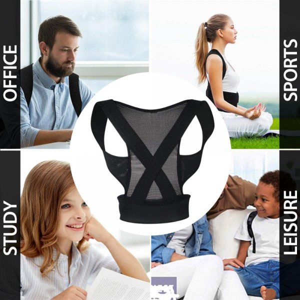 Posture Corrector Protection Back Shoulder Posture Correction Band ...