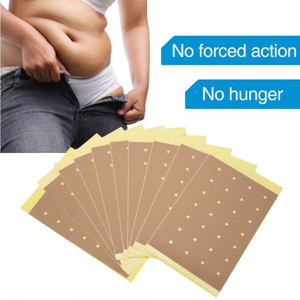 10Pcs/bag Slimming Fat Burning Patches Toxin Eliminating Sleeping Slim ...